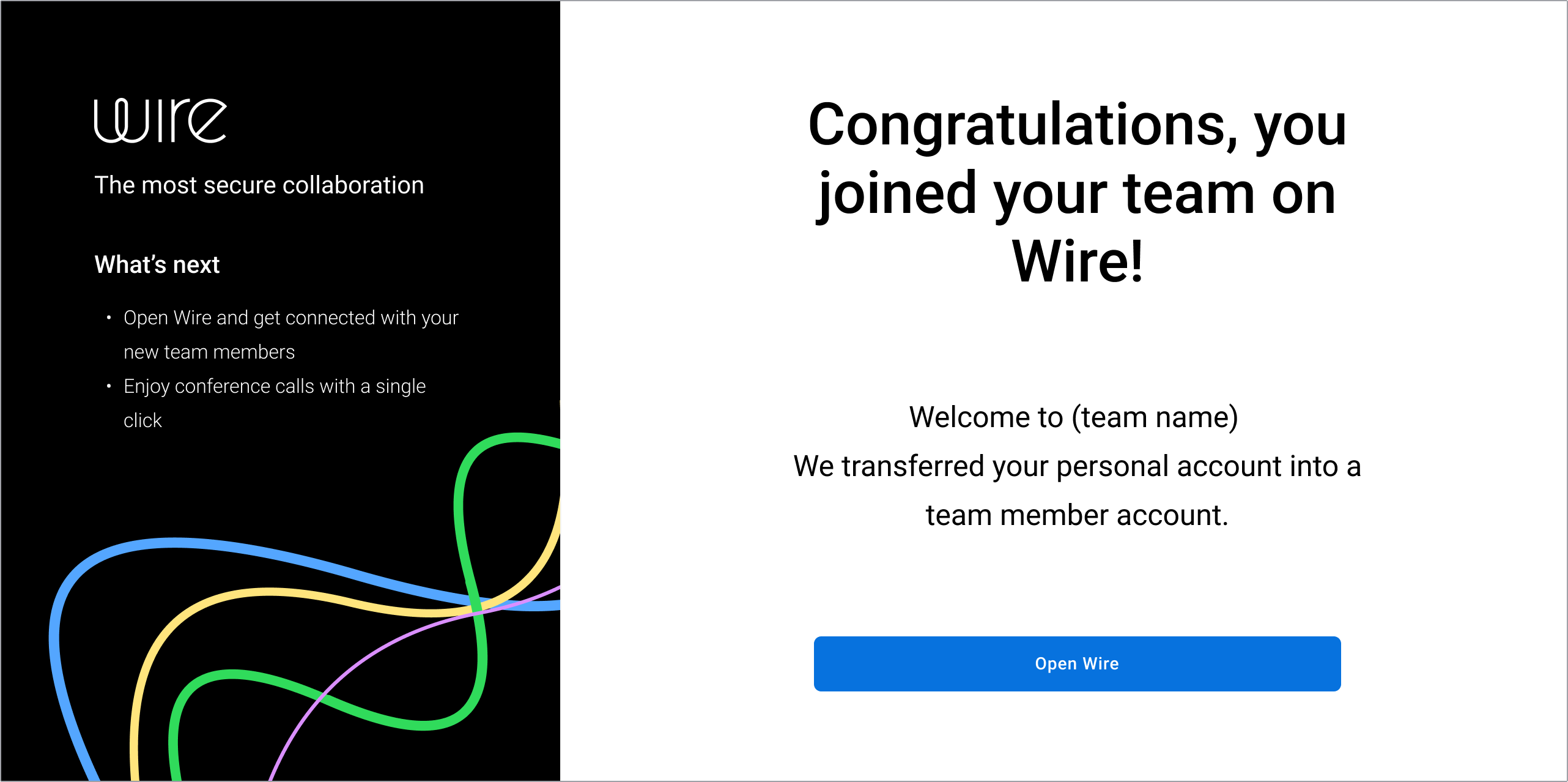 New Wire Teams Upgrade: Easy Transition from Personal to Team Accounts